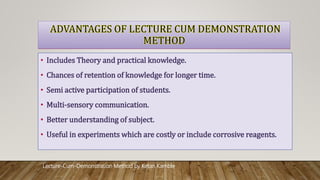 Lecture cum demonstration method | PPT