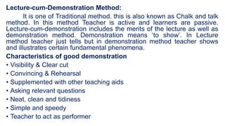 Lecture cum demonstration Method | PPTX