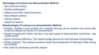 Lecture cum demonstration Method | PPTX