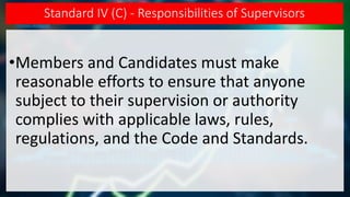 Lecture D - Standard IV Duties to Employers | PDF