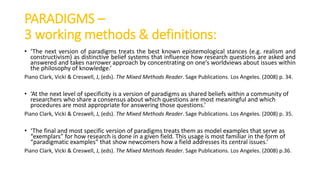 Lecture definitional terms in research methods | PPTX