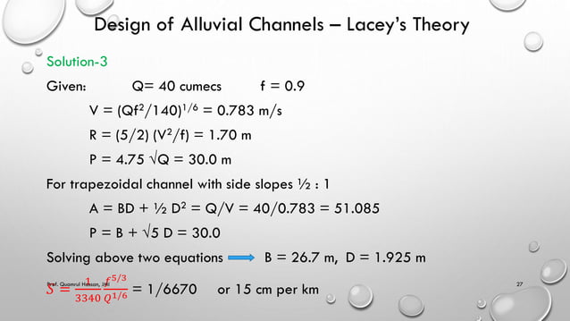 lecture Design of Alluvial Canal -.pdf