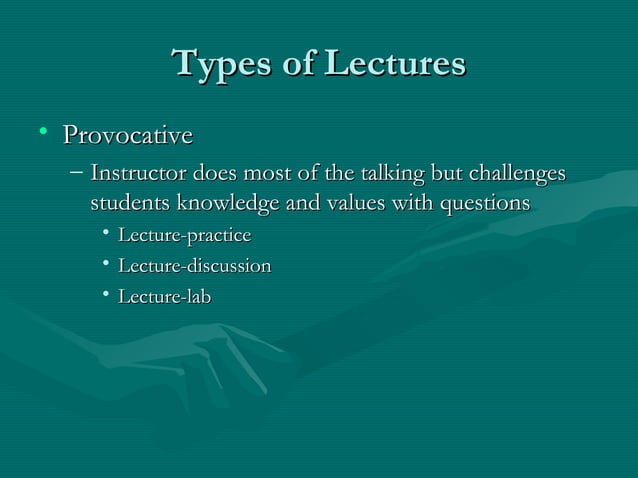 Lecture,discussion, inductive and deductive | PPT