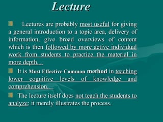 Lecture,discussion, inductive and deductive | PPT