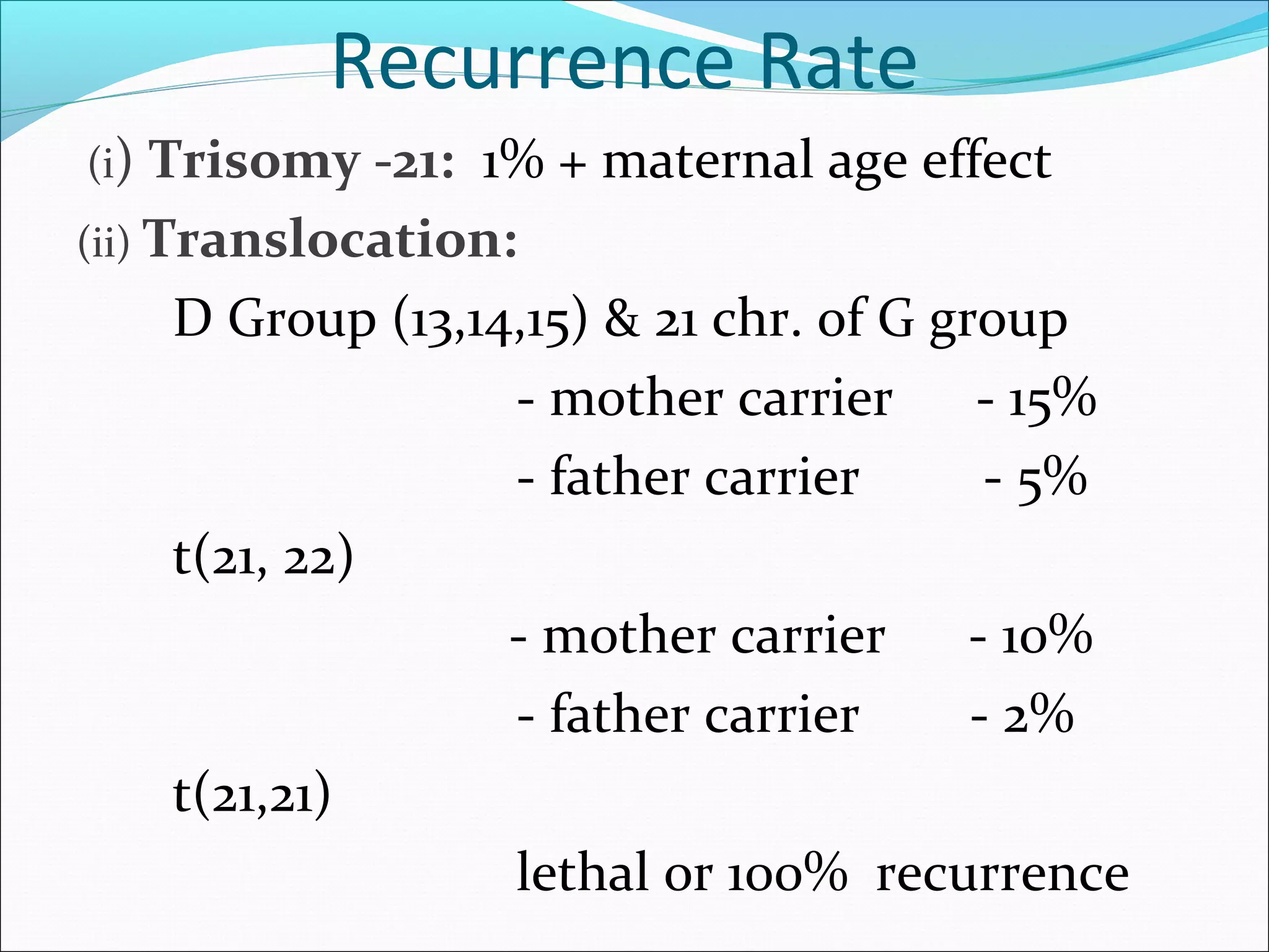 Lecture - Down Syndrome | PPT