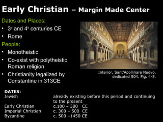 Lecture, Early Christianity and Byzantium | PPT