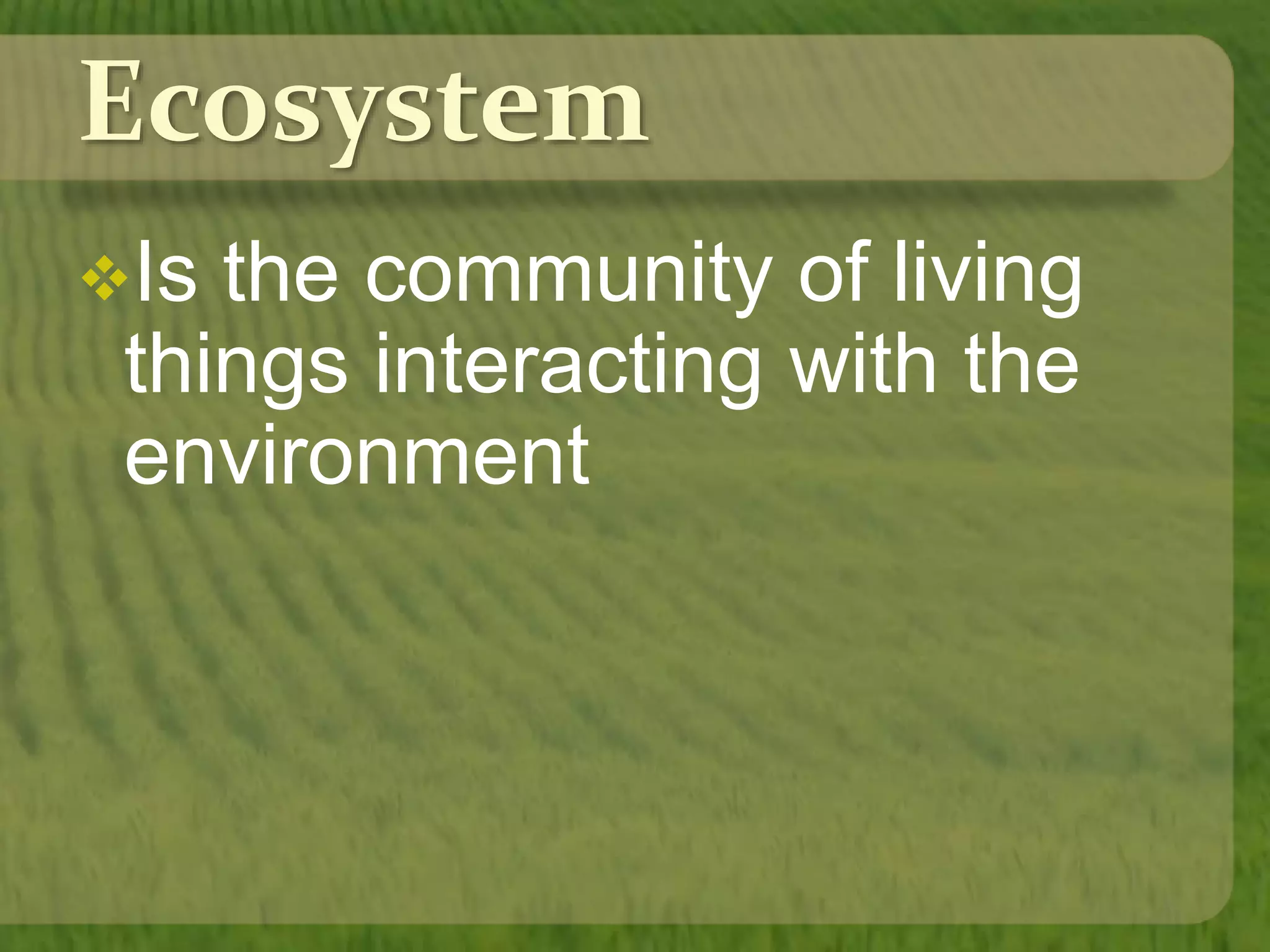 Science G10 3rd Q Ecosystem and Biodiversity | PPTX