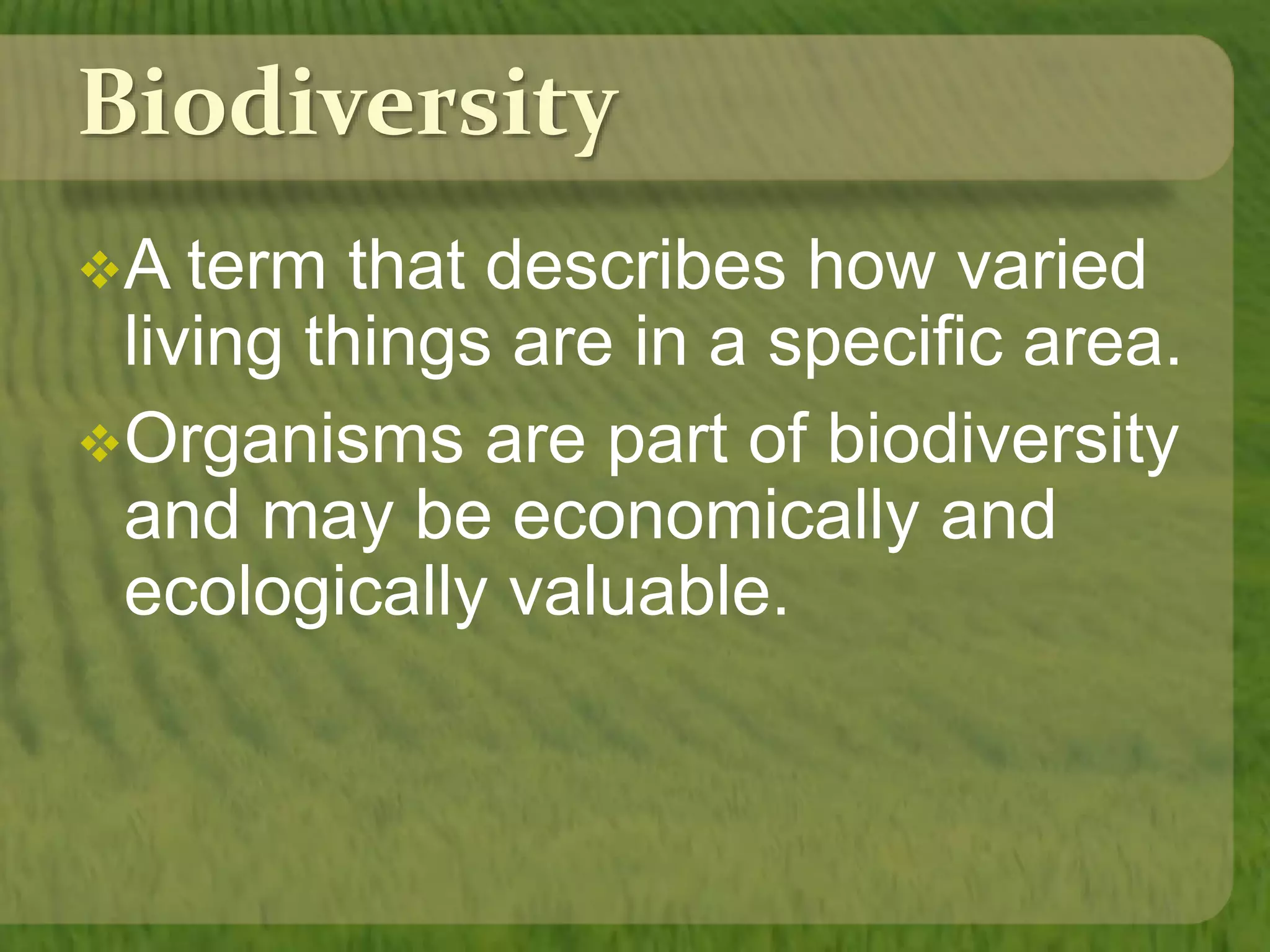 Science G10 3rd Q Ecosystem and Biodiversity | PPTX