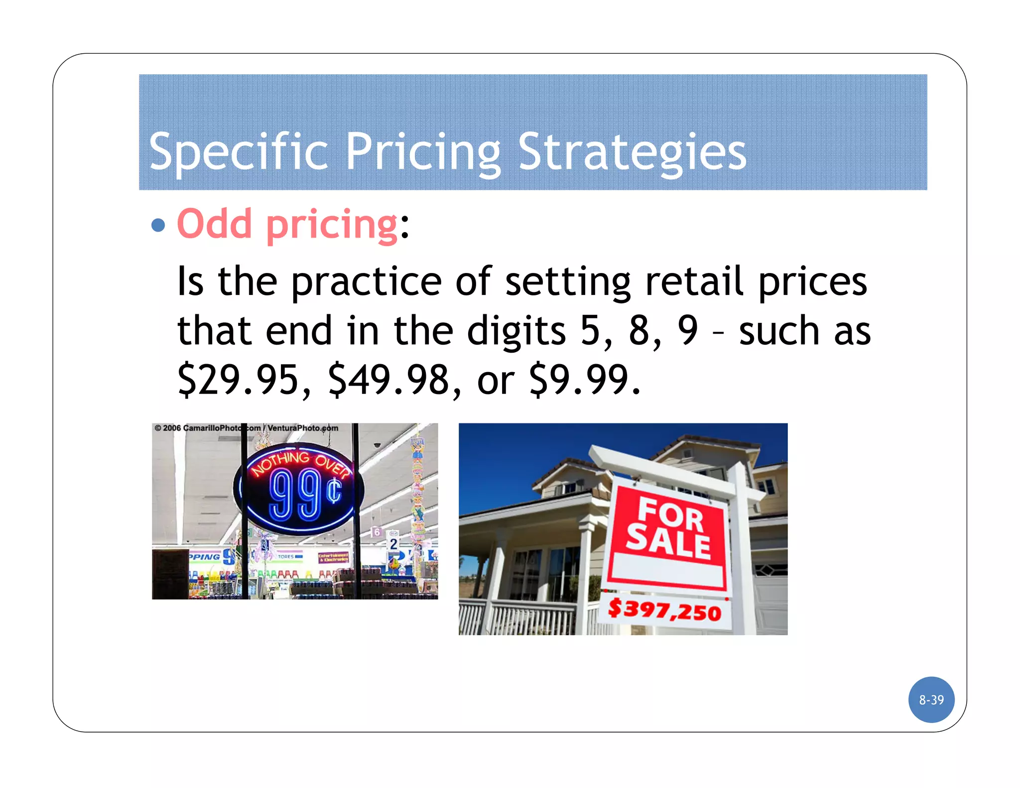 DC Lecture Eight: Merchandise Pricing | PDF