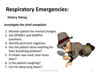 First Aid: Respiratory Emeregencies | PDF