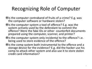 Lecture Eleven-Cyber Crime Related Evidence (1).pptx