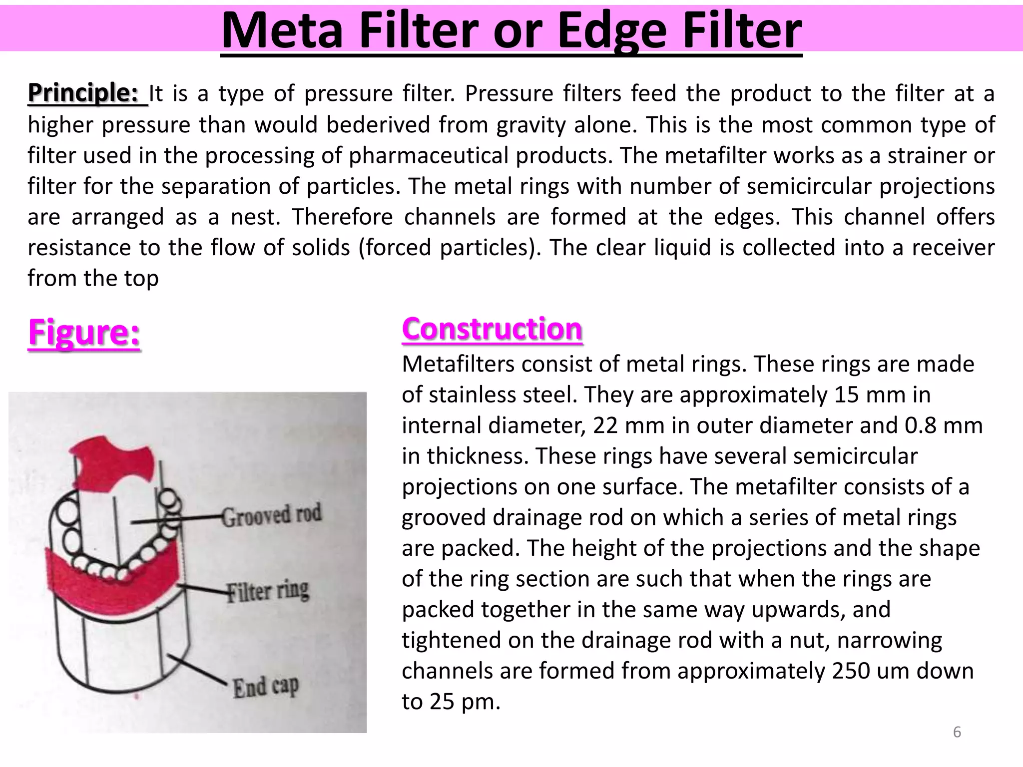 UNIT 4 - FILTRATION | PPTX