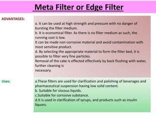 UNIT 4 - FILTRATION | PPTX