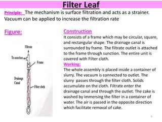 UNIT 4 - FILTRATION | PPTX