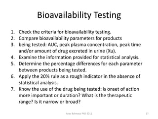 Pharmacokinetics: Lecture Five | PDF