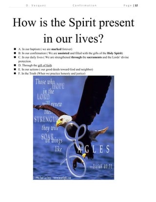 Lecture for confirmation | PDF