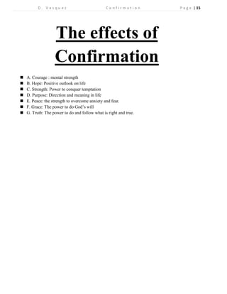 Lecture for confirmation | PDF