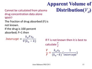 Pharmacokinetics: Lecture four | PDF