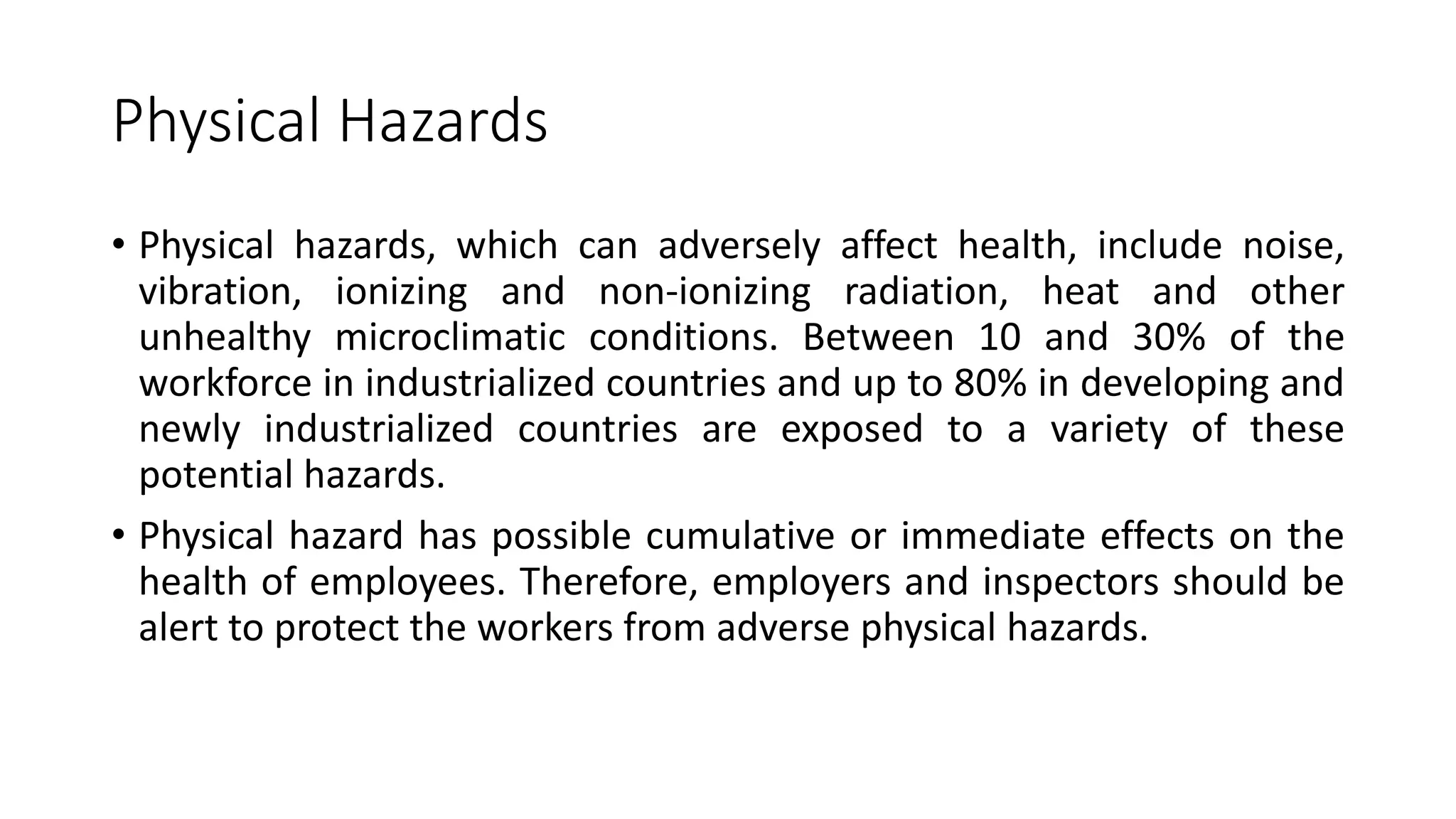 LECTURE FOUR OCCUPATION HEALTH HAZARDS.pptx