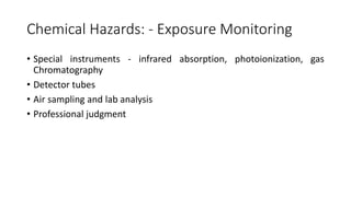 LECTURE FOUR OCCUPATION HEALTH HAZARDS.pptx