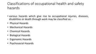LECTURE FOUR OCCUPATION HEALTH HAZARDS.pptx