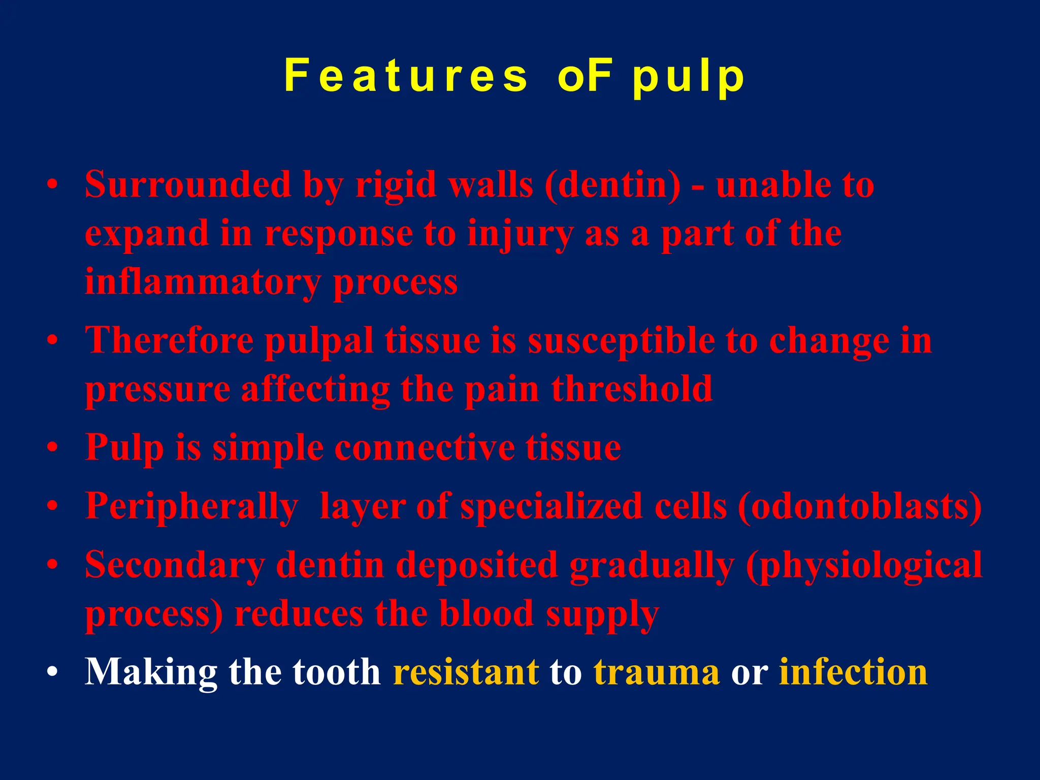 lecture four dental pulp.pptx Oral histology | PPTX | Dental Health ...