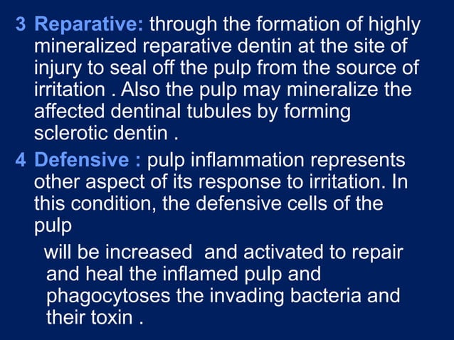 lecture four dental pulp.pptx Oral histology | PPTX | Dental Health | Diseases and Conditions