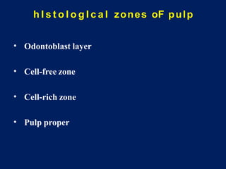 lecture four dental pulp.pptx oral histology | PPTX