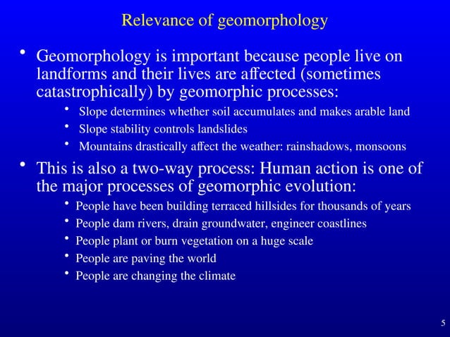 Lecture PPT on Geomorphology details .ppt