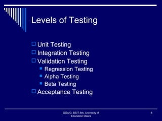 Software Testing (Usability Testing of Website) | PPT | Standardized ...