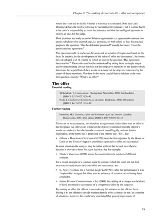 Lecture guide chapter 2 the making of contracts | PDF