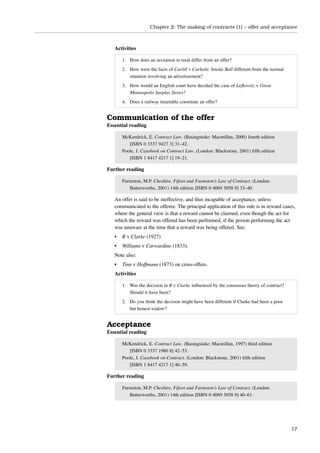 Lecture guide chapter 2 the making of contracts | PDF