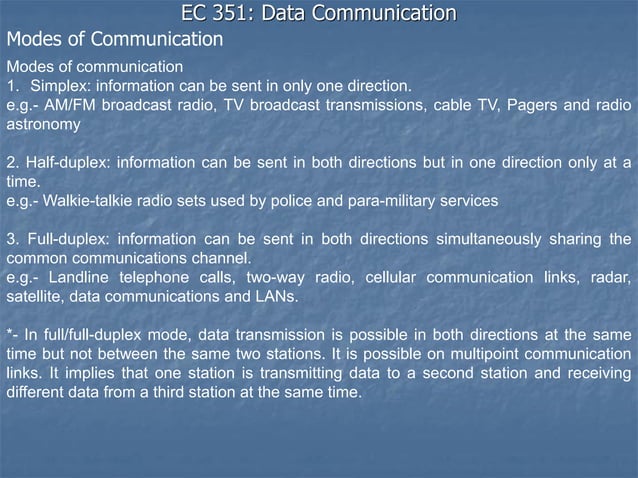 Lecture Handouts Data Communicationpdf