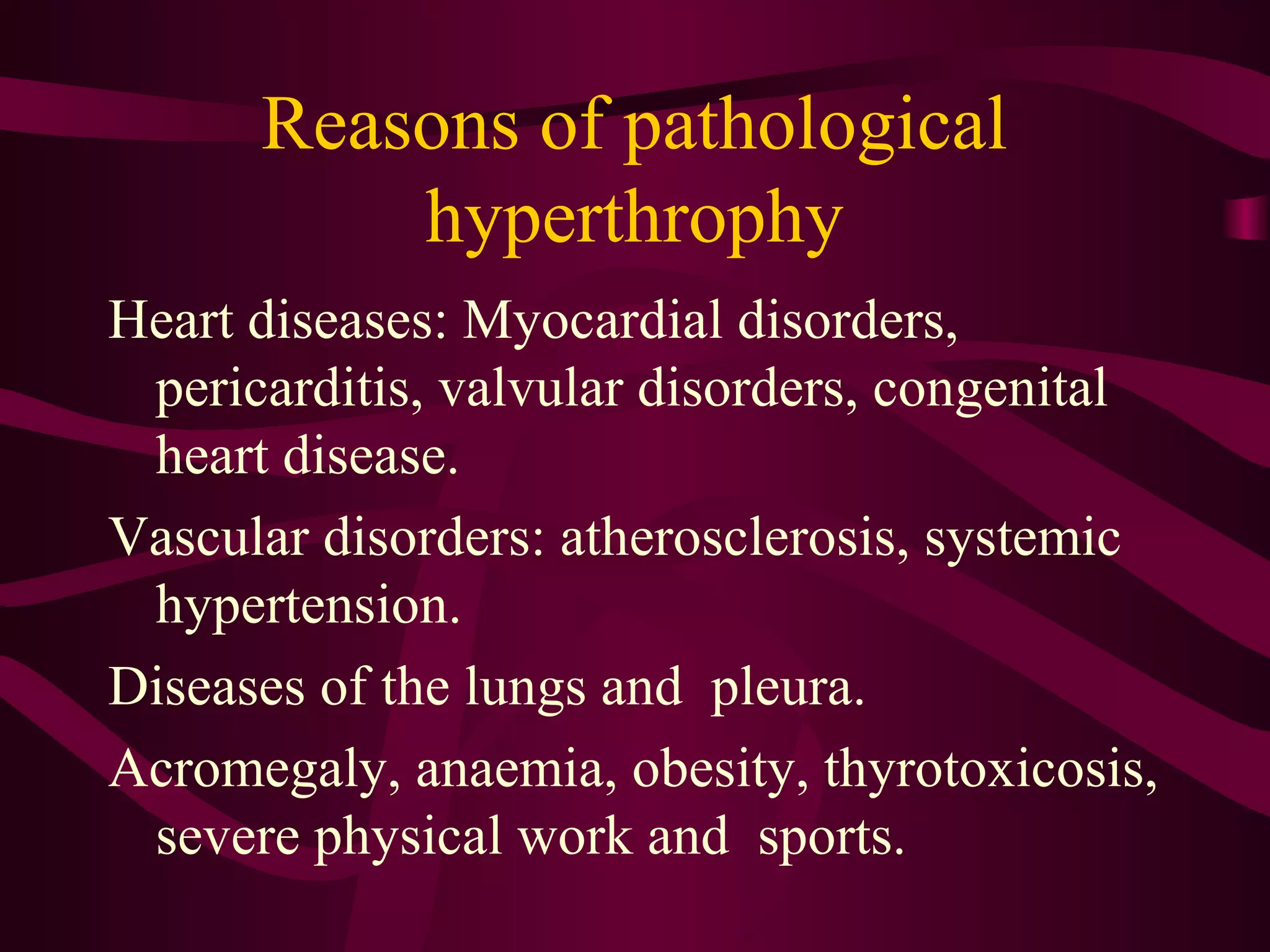 Heart pathology | PPT | Heart and Cardiovascular Diseases | Diseases ...