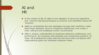 Human Resourse Management and its impact on organizations | PPTX