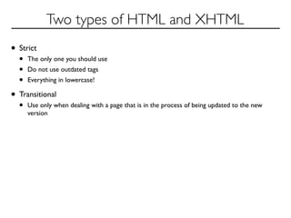 HTML Lecture Part 1 of 2 | PPT