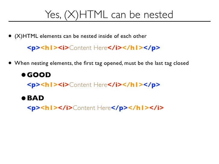 HTML Lecture Part 1 of 2