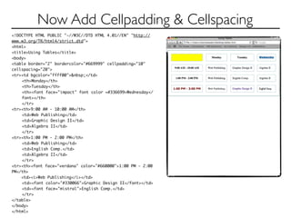 HTML Lecture Part 2 of 2 | PPT