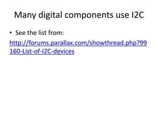 lecture_I2C_SPI.pptx | Computer Peripherals | Computing