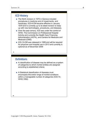 Lecture Icd 10 | PDF