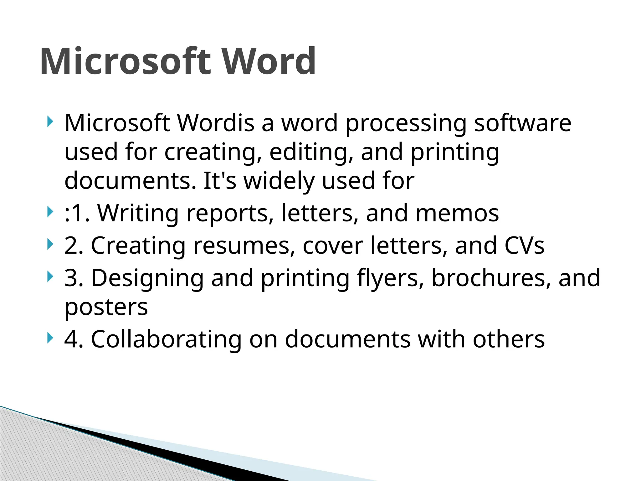 lecture ict MS word, Ms Excel & MS PowerPoint.pptx