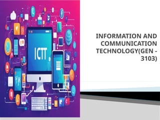 lecture ict MS word, Ms Excel & MS PowerPoint.pptx