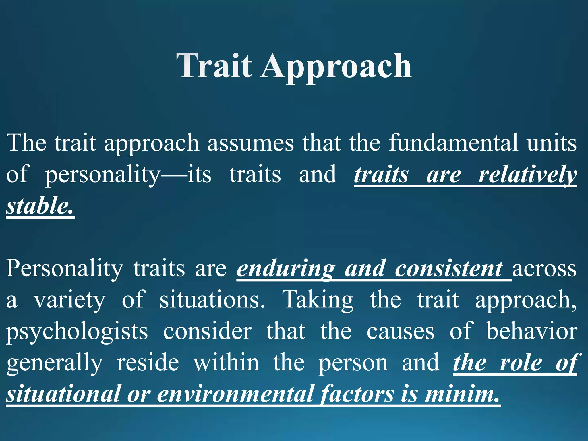Defining and understanding personality | PPTX