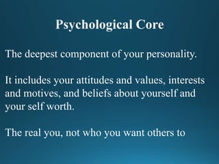 Defining and understanding personality | PPTX