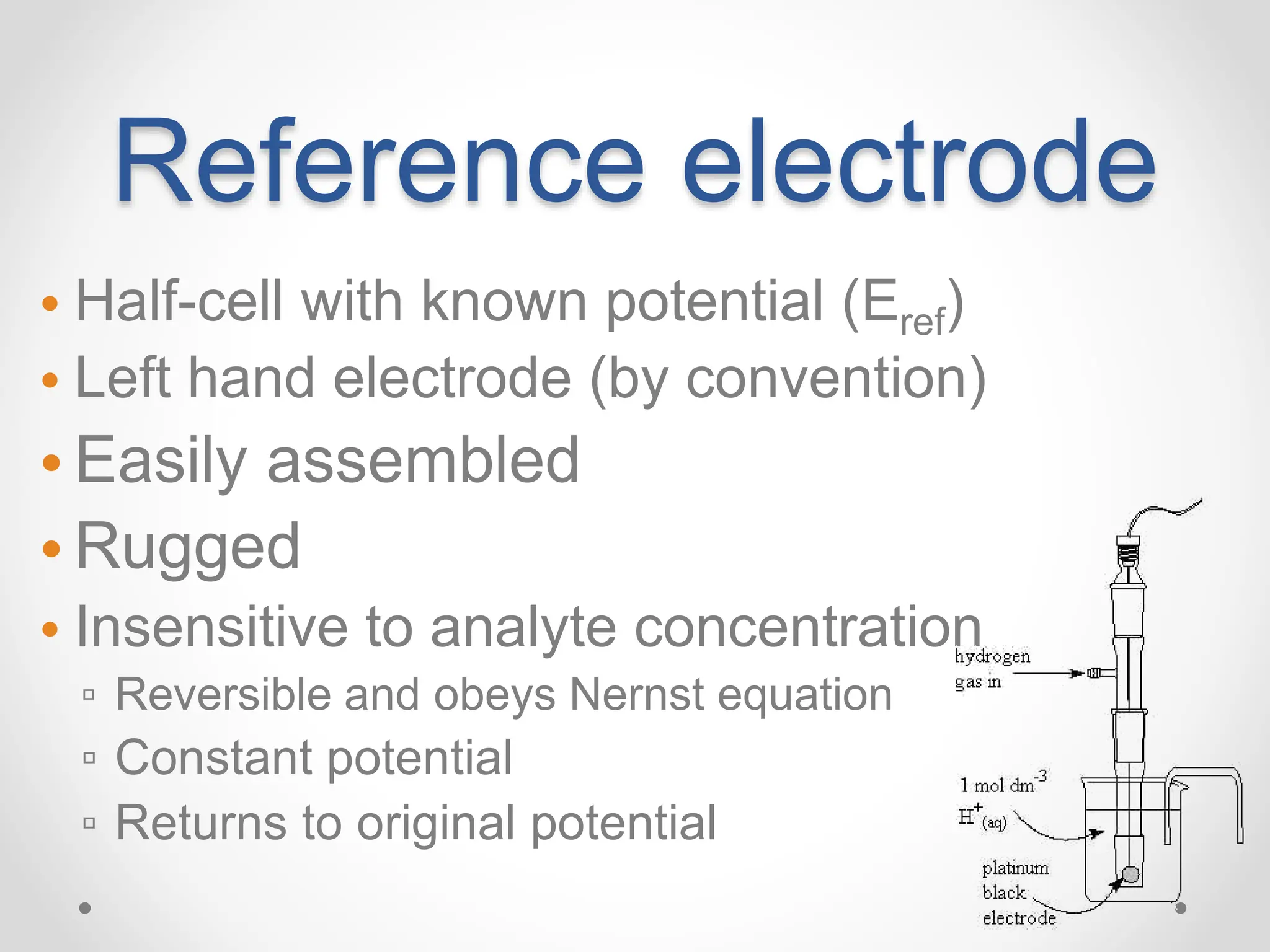 potentiometry and ion selective electrodes | PPTX