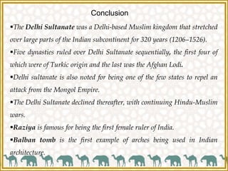 Lecture ii delhi sultanet | PPTX | Islam | Religion & Spirituality