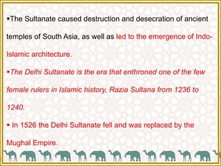 Lecture ii delhi sultanet | PPTX | Islam | Religion & Spirituality