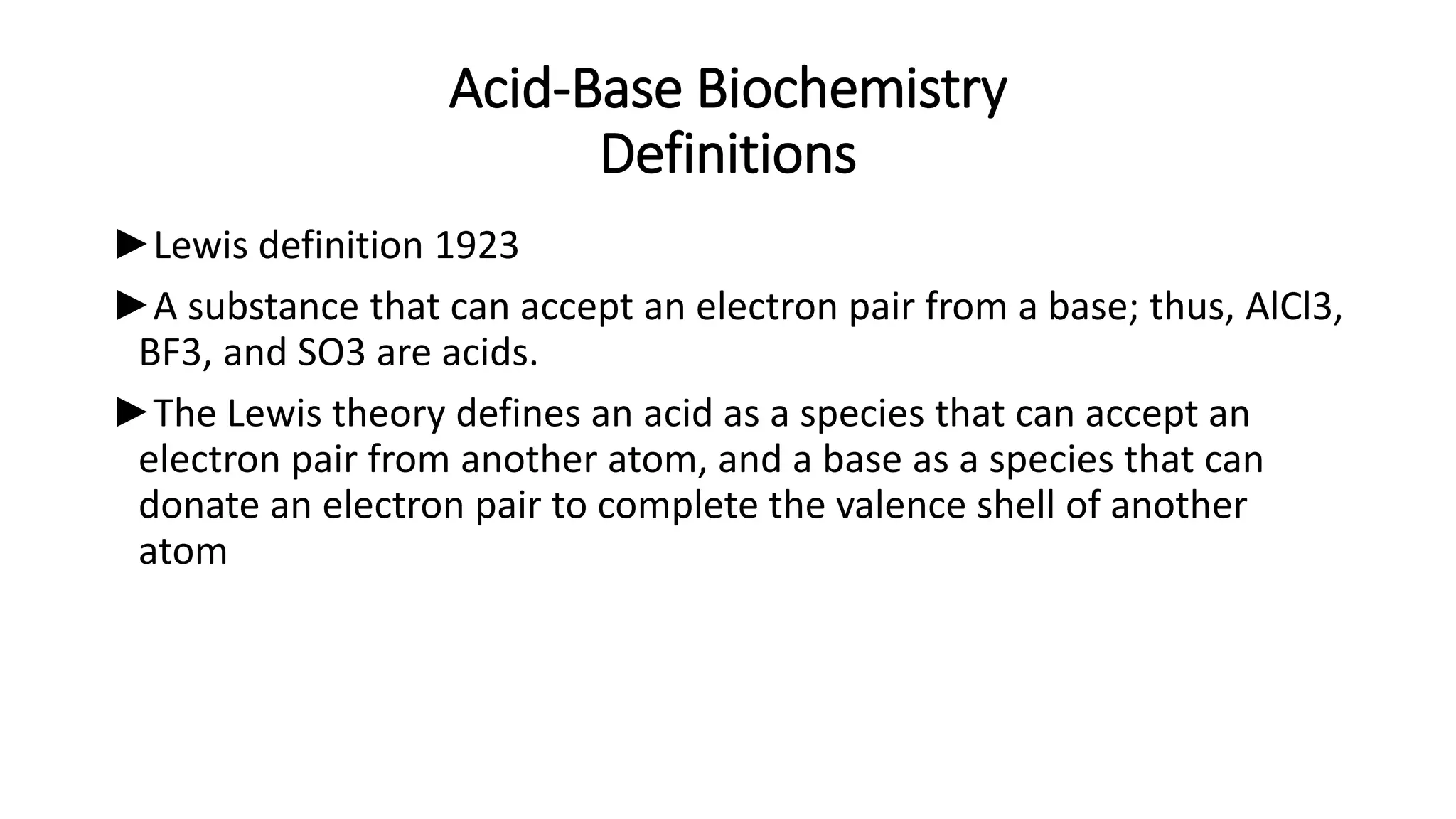LECTURE II Acids and Bases.ppt