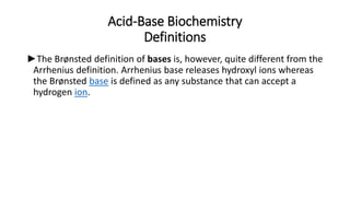 LECTURE II Acids and Bases.ppt
