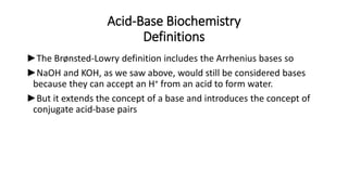 LECTURE II Acids and Bases.ppt